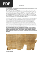 The Dead Sea Scrolls | PDF | Dead Sea Scrolls | Religious Texts