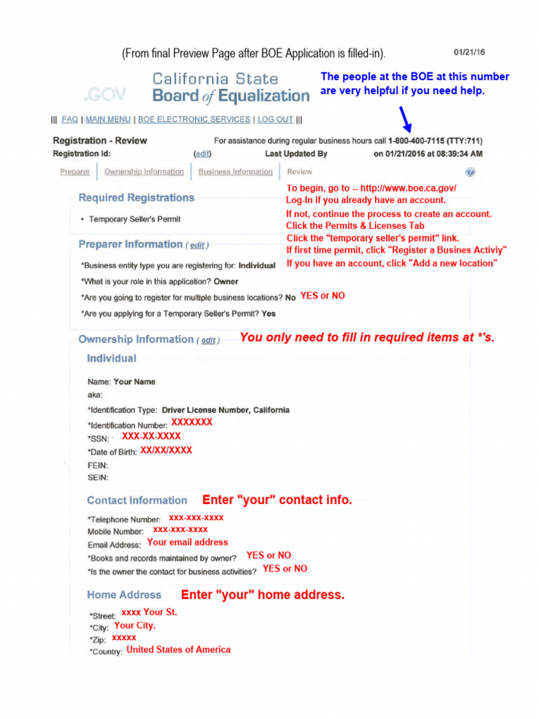 2018 Seller Permit Example | PDF | Use Tax | Taxation In The United States