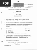 CXC CSEC Timetable May-June 2025 | PDF