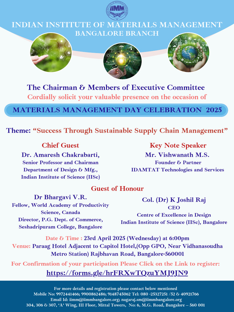 Materials Management Day 2025 Celebration | PDF