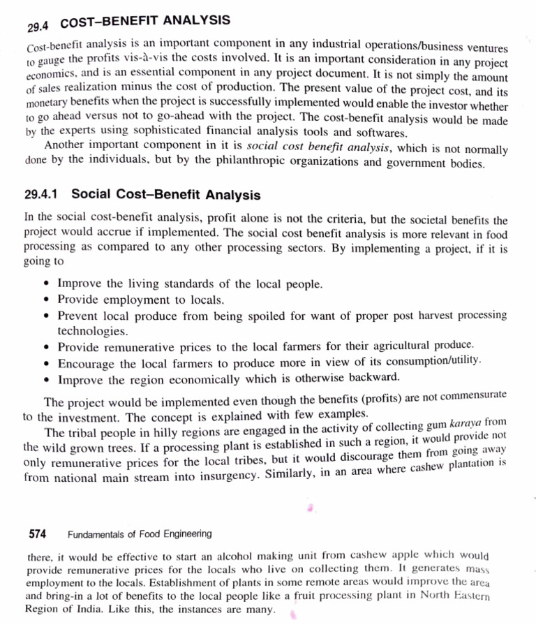 Social Cost Benefit Analysis | PDF | Cost–Benefit Analysis | Profit ...