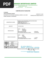 11.fumigation Certificate Example | PDF | Materials