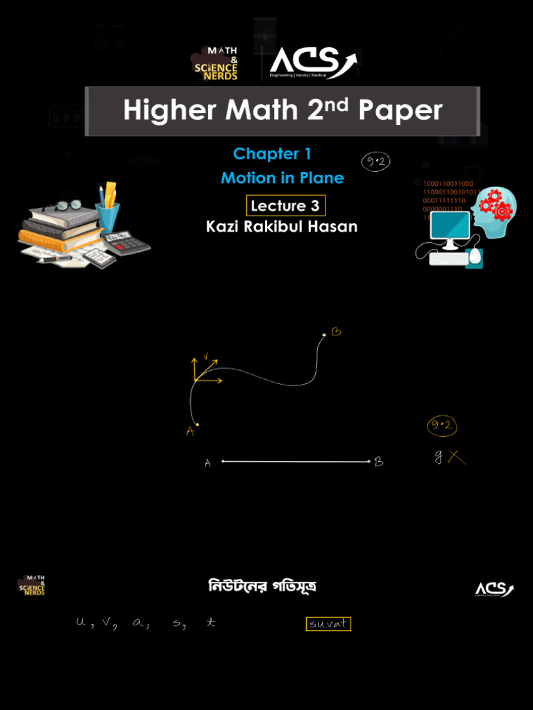 Dynamics Class 3 Note | PDF