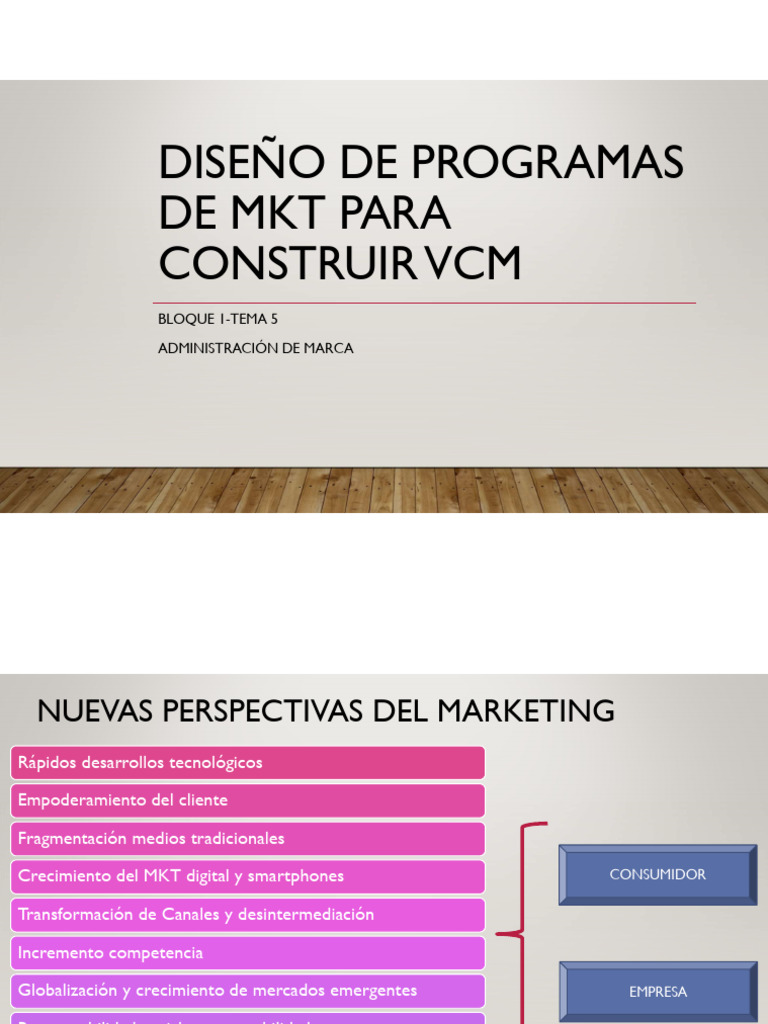 6. Diseño de programas de MKT (1) | PDF | Marketing | Producto (Negocio)