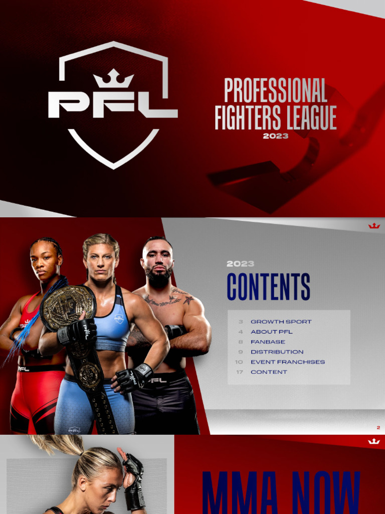 PFL - 2023 - Brand - Overview - Fight Kit Sponsors | PDF