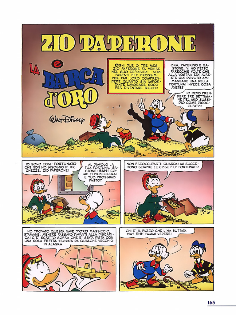 Dokumen - Tips Zio Paperone e La Barca Doro | PDF