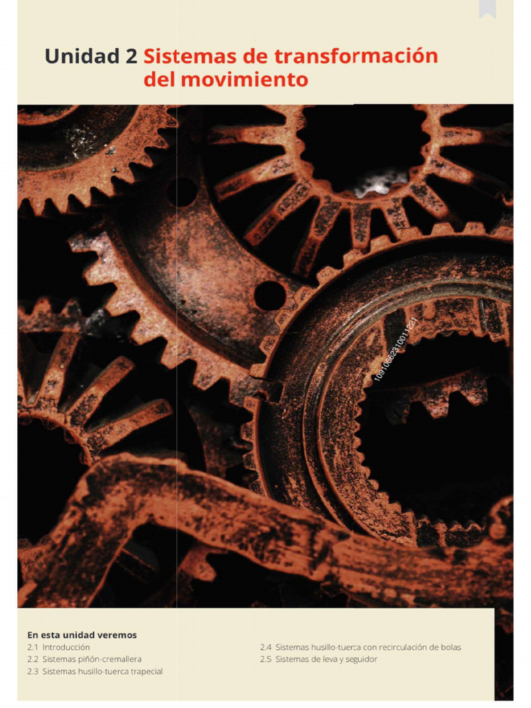 UD7 - Sistemas Transformacion de Movimientos - Alum | PDF