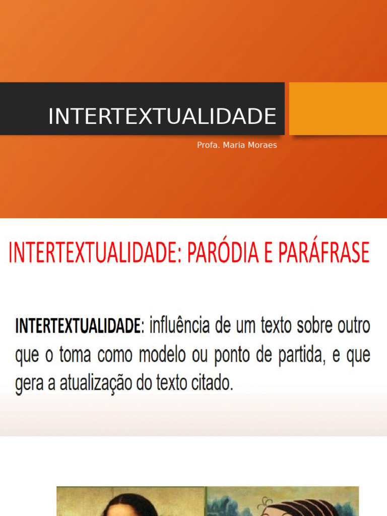 Texto e Intertextualidade | PDF