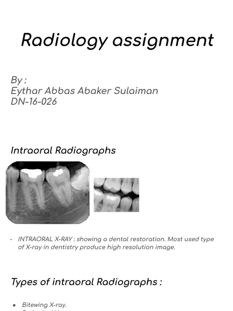 Radiology Assignment (1) | PDF