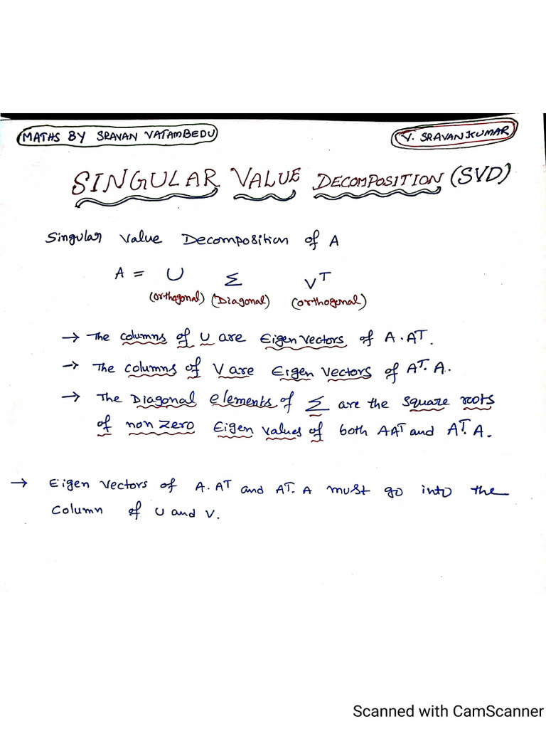 SVD | PDF