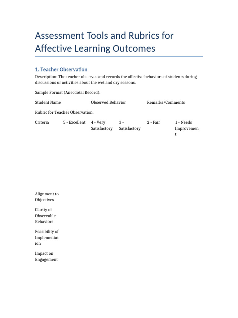 Affective Assessment Tools Full | PDF | Cognitive Science | Social ...