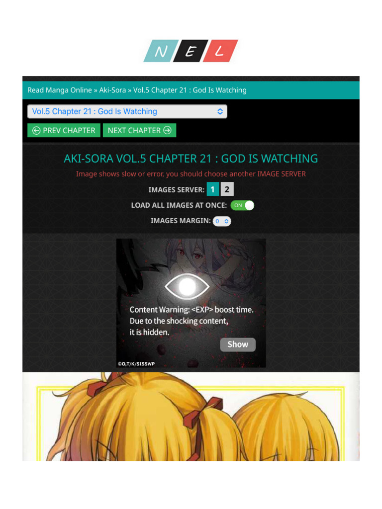 Aki-Sora Vol.5 Chapter 21 - God Is Watching - Manganelo | PDF