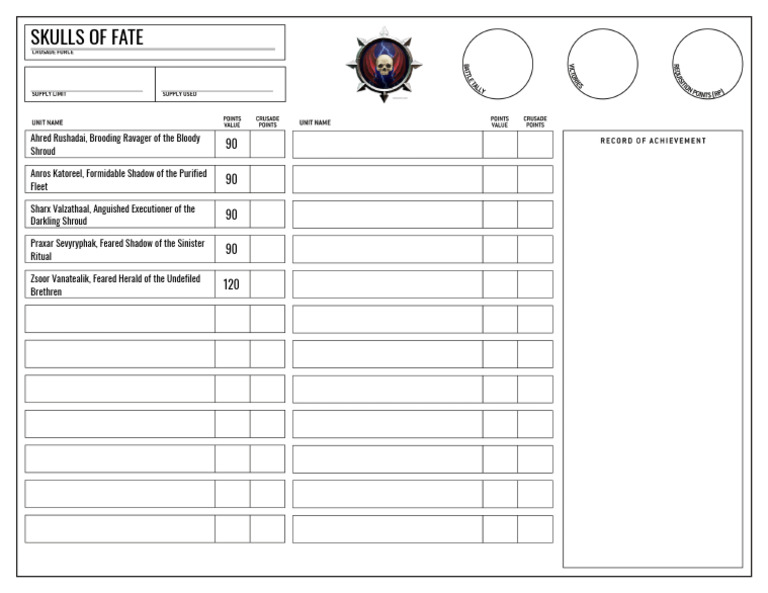 Skulls of Fate | PDF