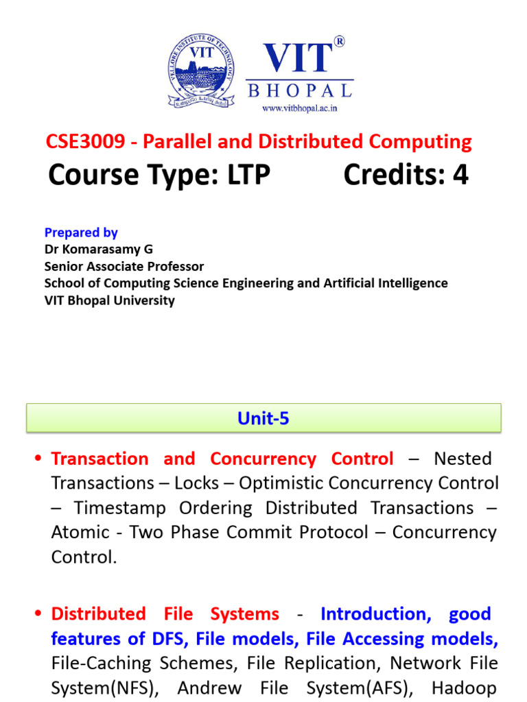 Unit-5.2 Distributed File System (DFS) | PDF | File System | Computer File