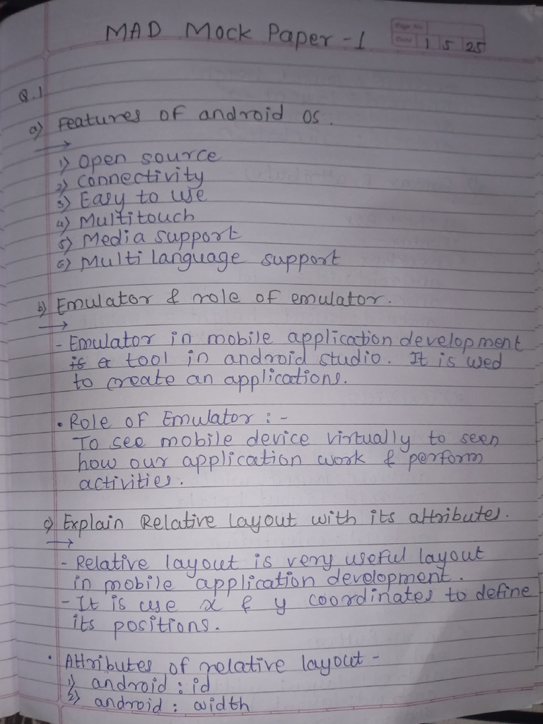 MAD Mock Paper1 | PDF