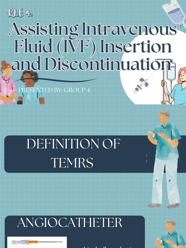 IVF Insertion and Discontinuation Guide | PDF | Intravenous Therapy | Vein