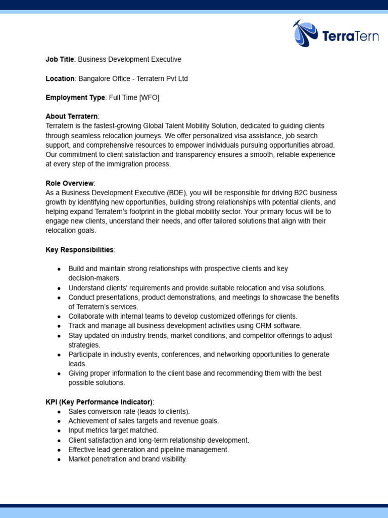 Business Development Executive | PDF | Performance Indicator | Customer ...