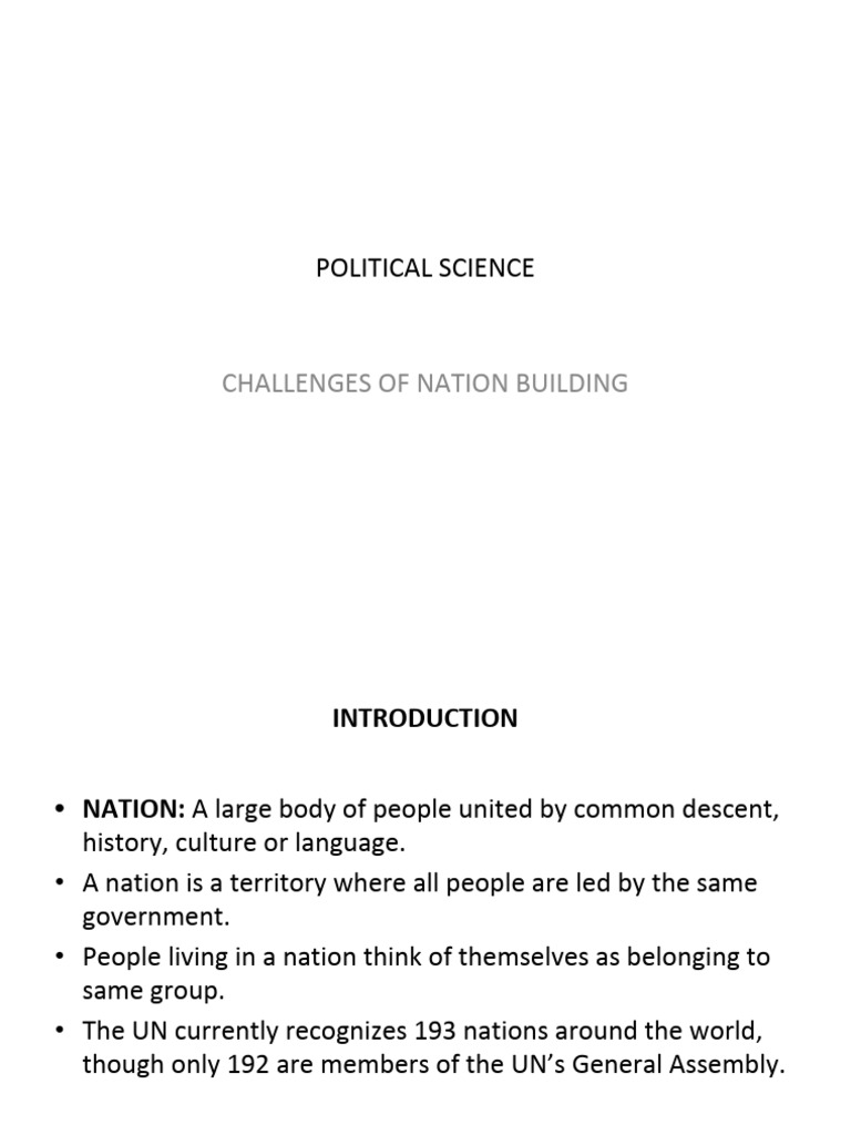 Challenges of NationBuilding | PDF | Partition Of India | Pakistan