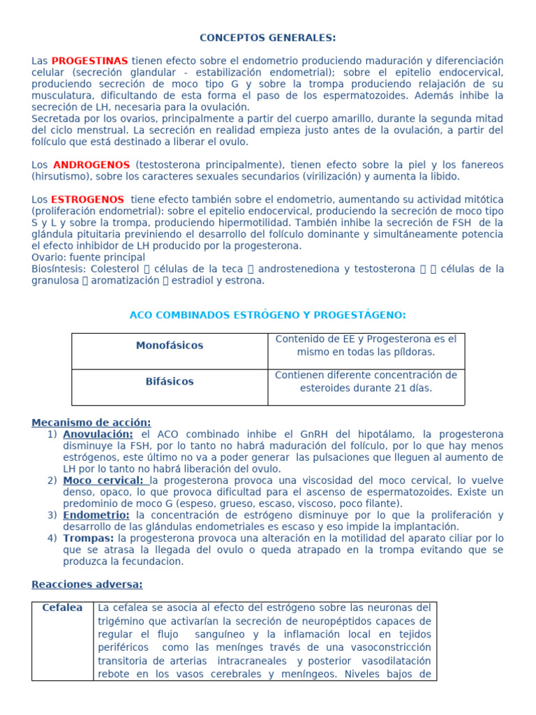 Resumen 123 Mac | PDF | Hormona luteinizante | Ciclo menstrual