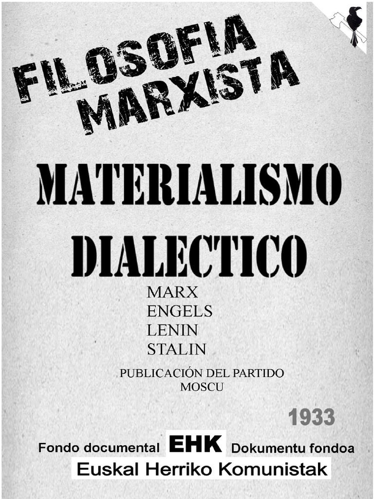 Materialismo Dialectico - K | PDF | Dialéctico | marxismo