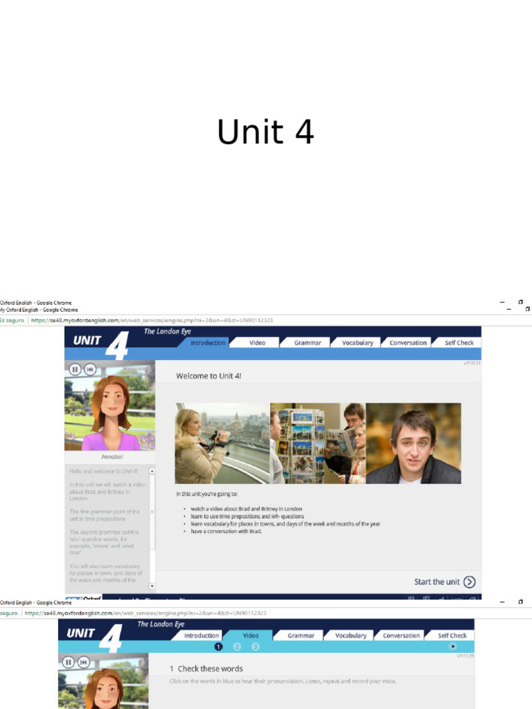 Unit 4,5,6 y Progress Test | PDF