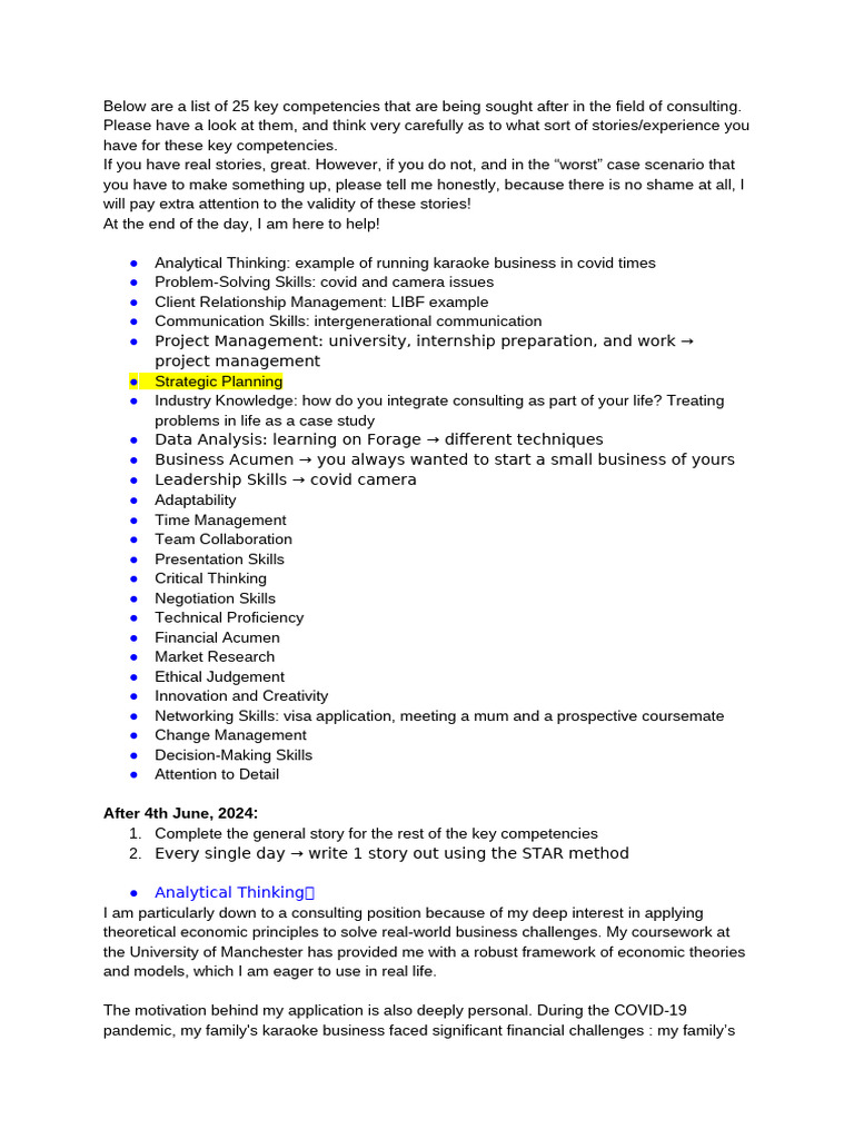 Key Competencies - Consulting | PDF | Educational Technology | Creativity