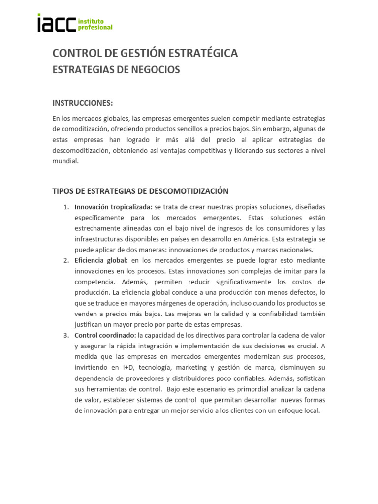 Portafolio de progreso | PDF | Innovación | Economias