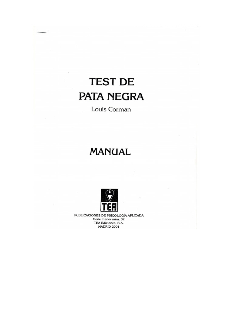 manual pata negra | PDF