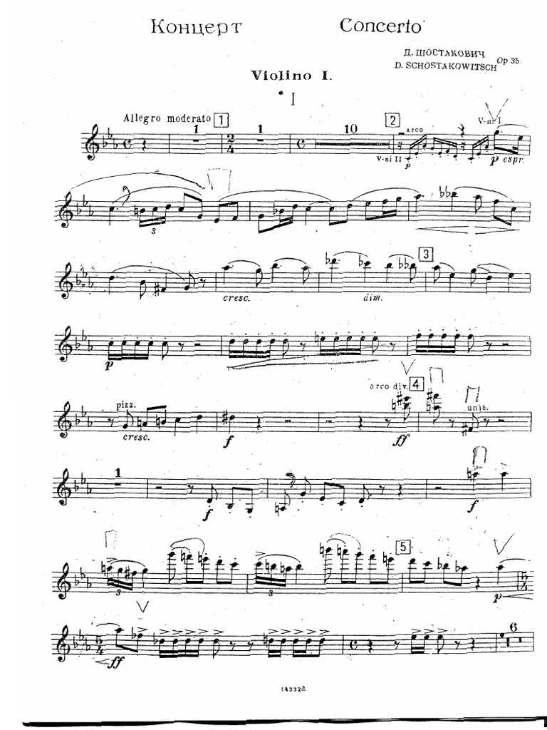 Shostakovich Piano Concerto | PDF