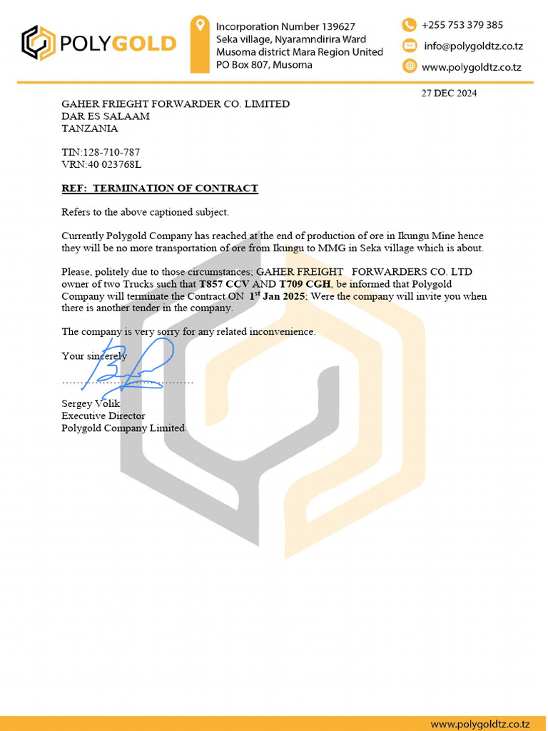 Gaher Letter | PDF