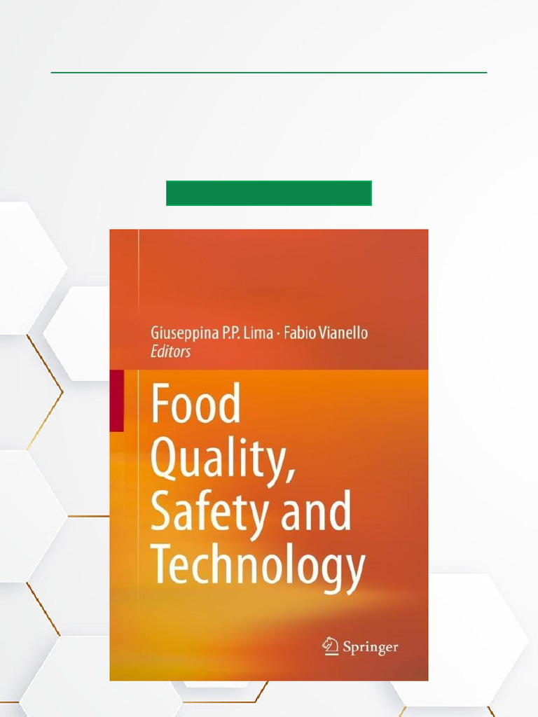 Food Quality, Safety, and Technology Guide | PDF | Antioxidant | Polyphenol