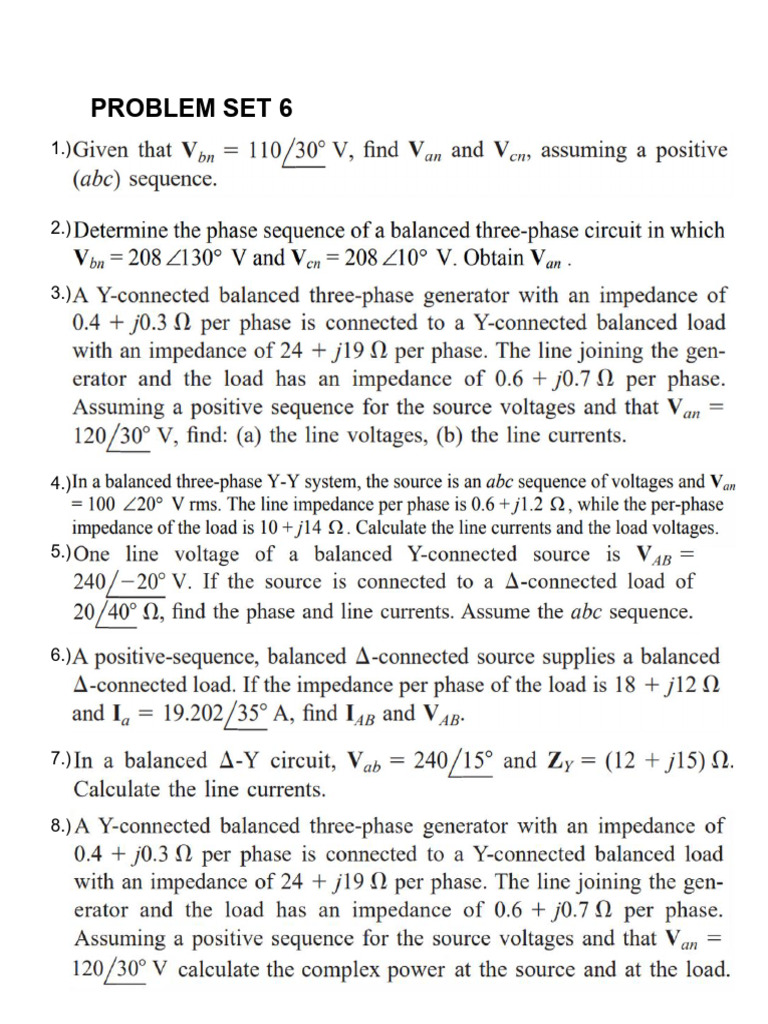 Problem Set 6 | PDF