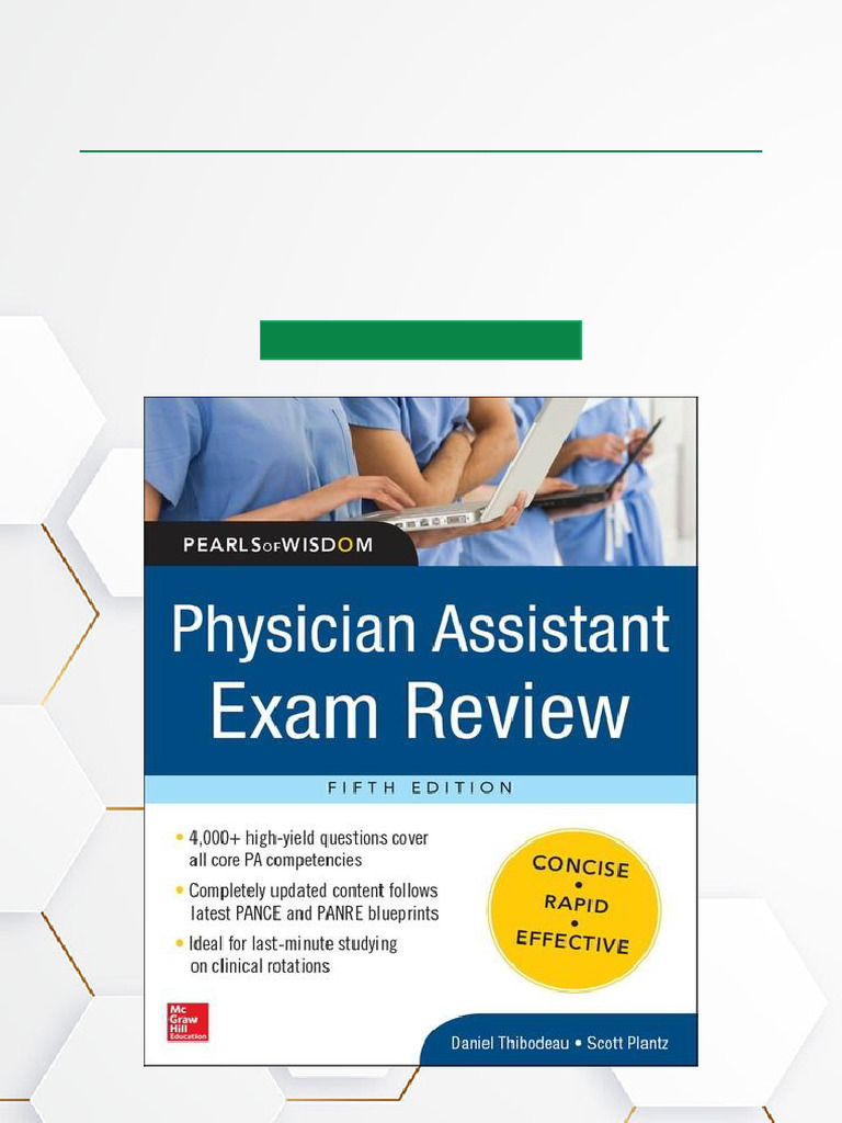Physician Assistant Exam Review, Pearls of Wisdom, 5th Edition All ...