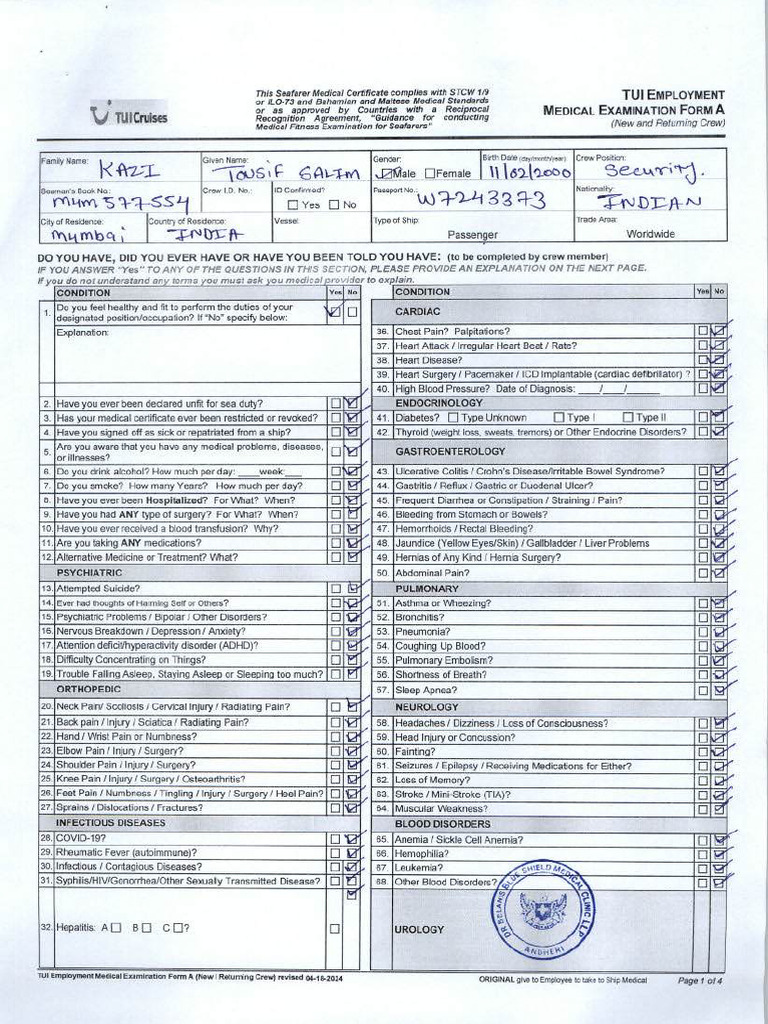 MR TOUSIF SALIM KAZI_REME REPORT_May 16, 2025 | PDF