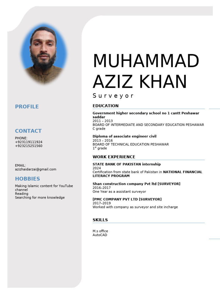 Bold Modern Resume | PDF