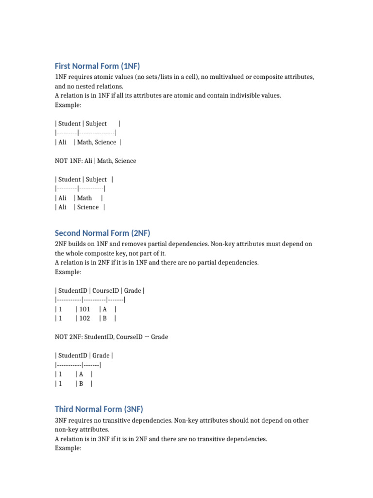 Normalized Database With 5NF Above DKNF | PDF | Computer Data | Information Retrieval