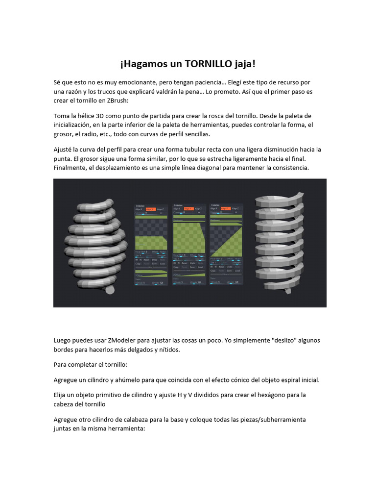 Tornillo | PDF | Tornillo