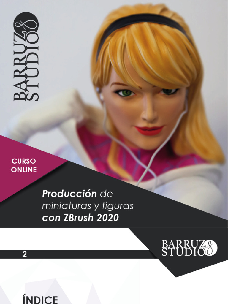 Curso Produccion Figuras Miniaturas Zbrush | PDF | Escultura