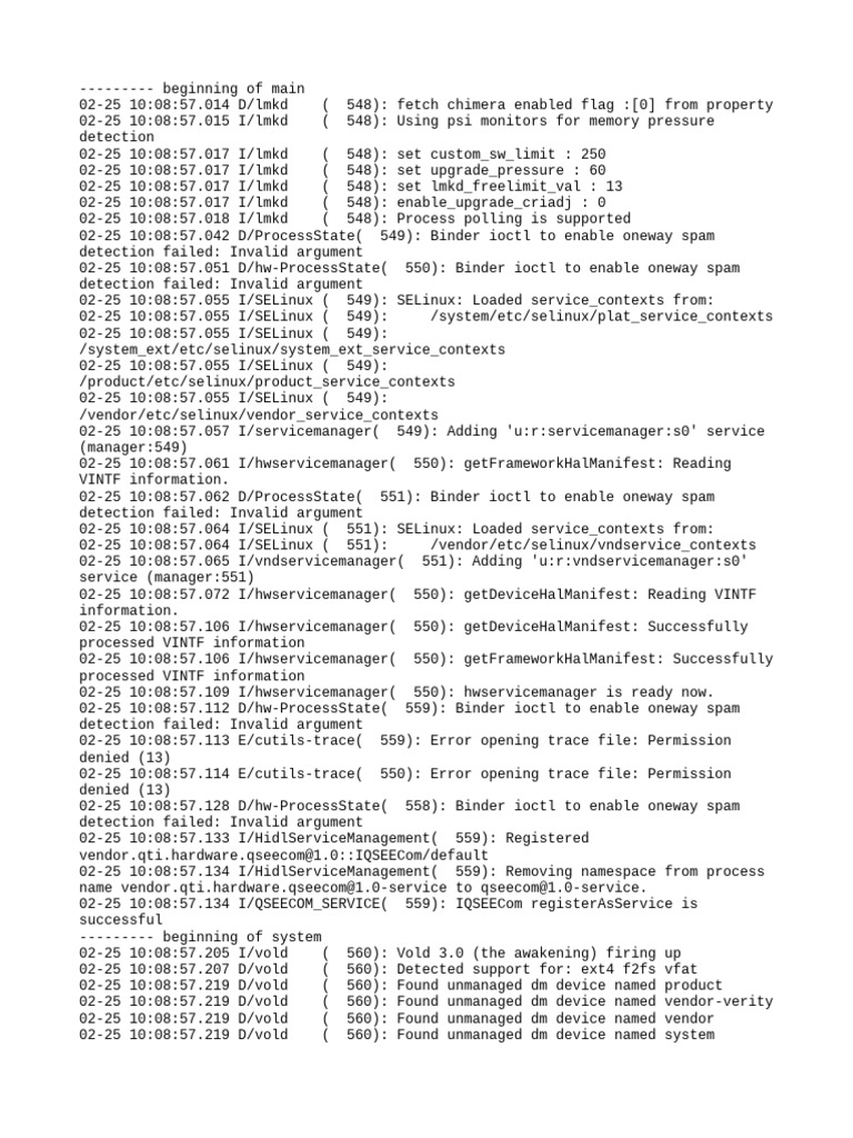 Logcat Home Fota Update Log | PDF | Software | Unix
