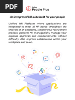 Zoho People Employee Handbook An Introduction | PDF