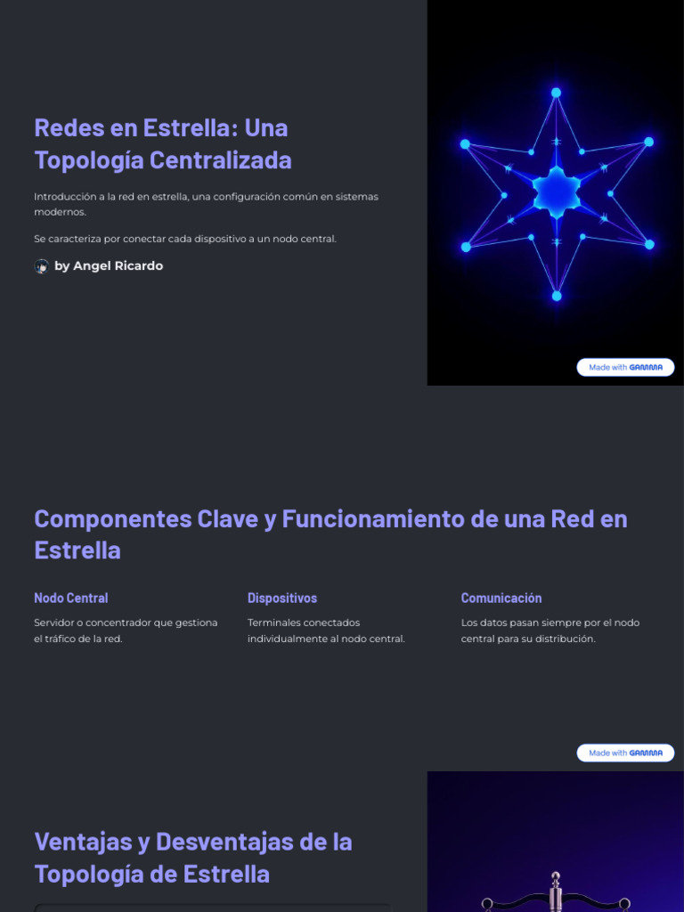 Topología Centralizada en Redes Estrella | PDF
