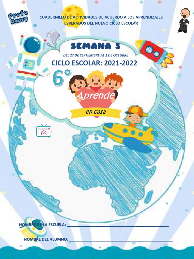 6° Profe Dany SEM 5 del 27 de sep al 1 de oct | PDF | Alimentos