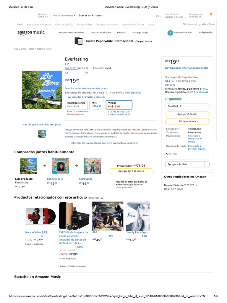 Cuco - Everlasting - CDs y Vinilo | PDF | Disco compacto | Multimedia