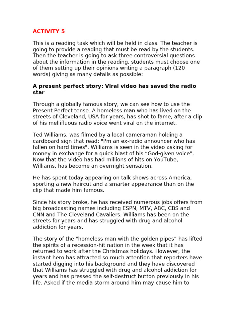 Activity 5 Semana 2 | PDF