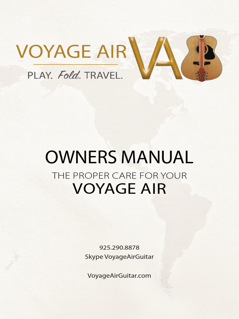 Voyage Air Guitar Care Guide | PDF | Irish Musical Instruments ...