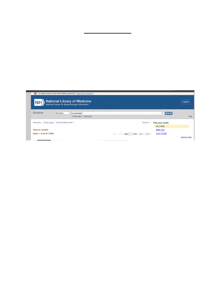 LAB EXERCISE 4 of Bioinformatics | PDF | National Center For ...