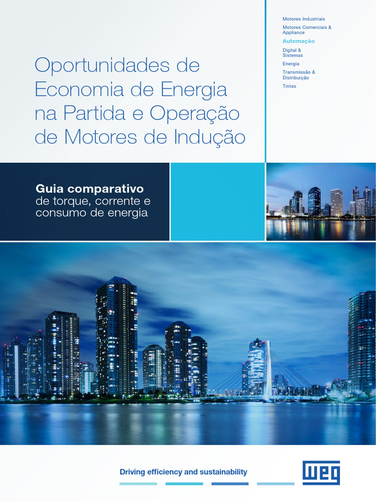 WEG CFW ADV200 Solutions Brochure 50138574 PT | PDF | Motores | Indução ...