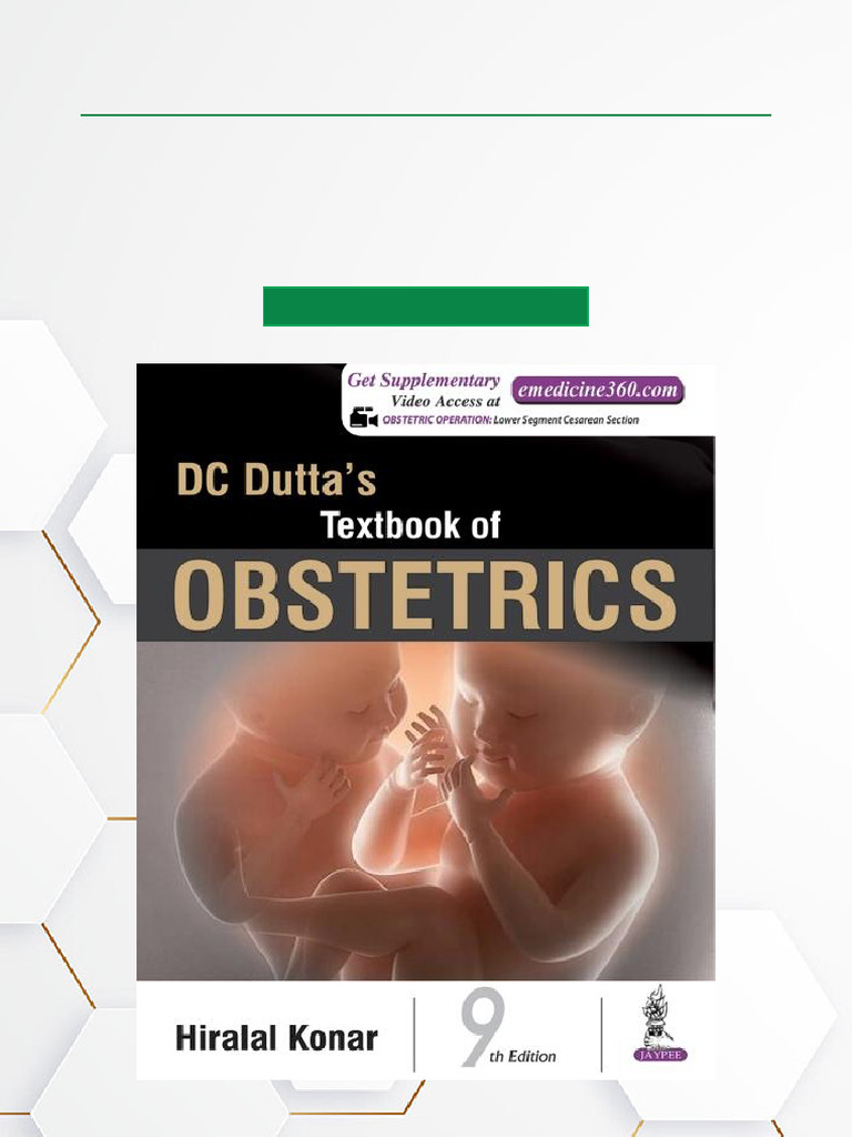 DC Dutta's Textbook of Obstetrics 9th Edition Full Book Download | PDF | Childbirth | Postpartum ...
