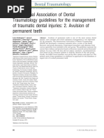 IADT Guidelines for Tooth Avulsion Management | PDF | Dentistry ...
