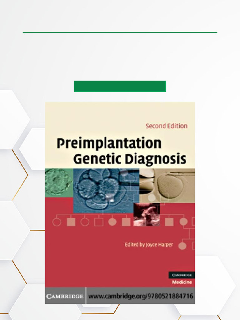 Preimplantation Genetic Diagnosis - 2nd Edition Digital PDF Download | PDF | Health Sciences ...